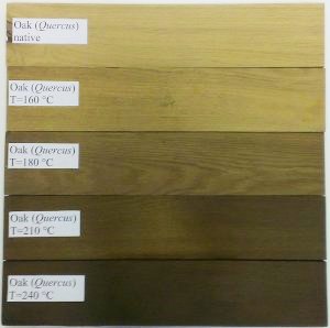 Wood colour vs. heat treatment. What does oak tolerate? - Forestry and ...